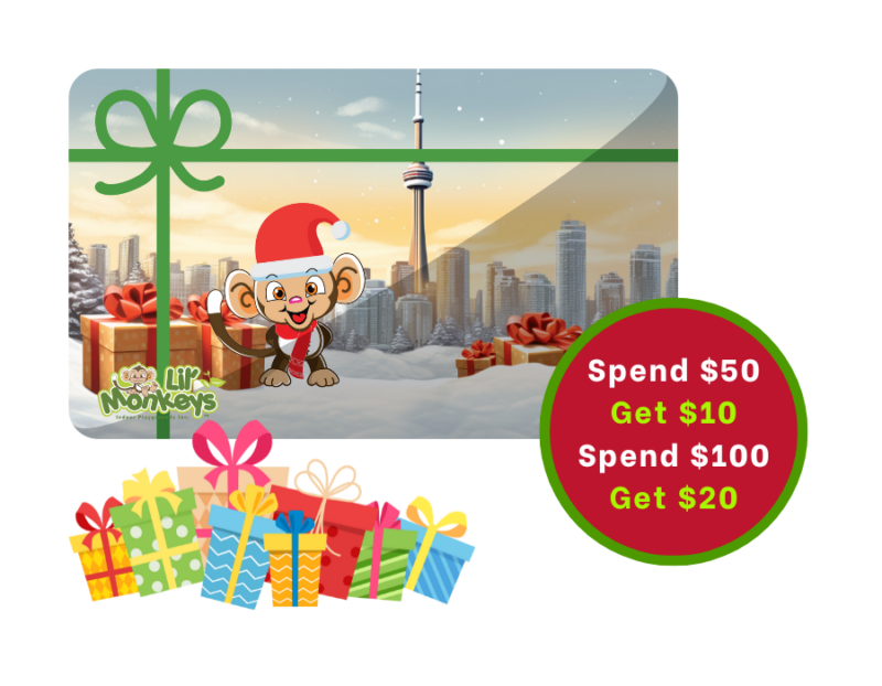 Holiday Gift Cards | Lil' Monkeys